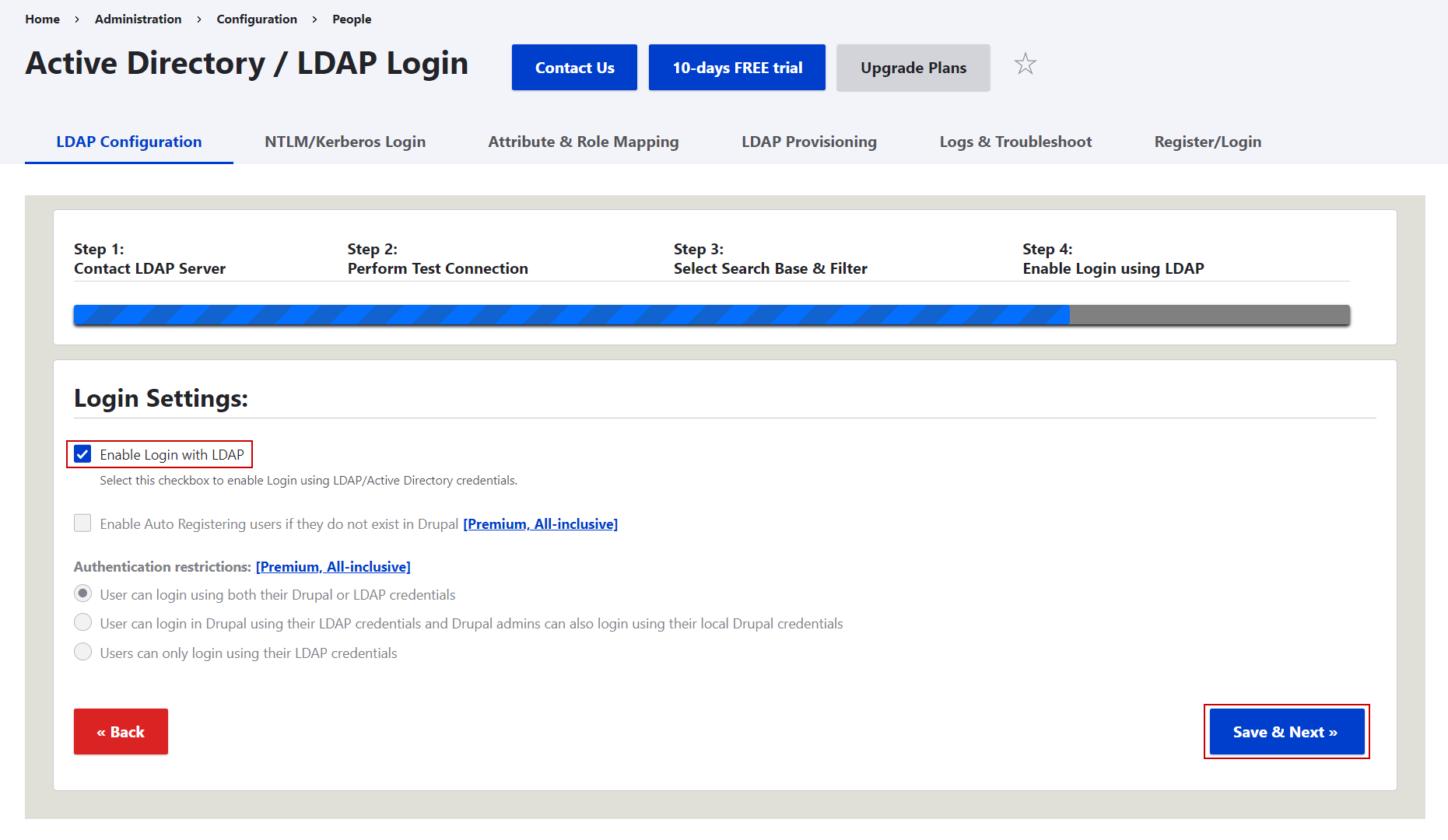 Configure Ldap Login With Drupal Ldap Integration Drupal Wiki Guide On